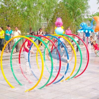 China FRP Outdoor Playground Water Splash Pad Equipment with Custom Themes for Kids Play Parks and Water Pools for sale