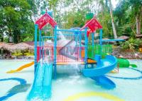 China Commercial Water Playground Equipment with FRP Slides & Steel Structure for Kids Parks and Water Pools for sale