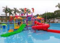 China MILAN Commercial Water Playground Middle Size 17x14x7.5m with FRP Slides and Steel Structure for Amusement Parks for sale