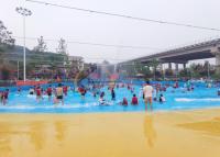 China MILAN Air-Blower Wave Pool Machine 45kW 1.8m Depth Central Control for Water Parks for sale