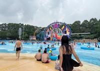 China Public Use Wave Surf Pool Equipment 500m² Coverage 0-1.8m Depth with 45kw Air Blaster System for sale