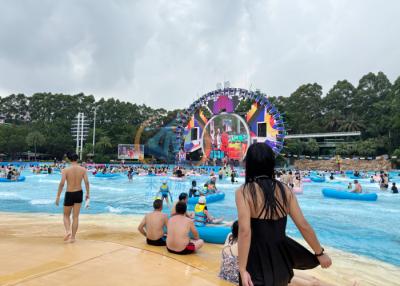 China Public Use Wave Surf Pool Equipment 500m² Coverage 0-1.8m Depth with 45kw Air Blaster System for sale