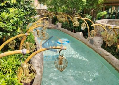 China 30kW High Durability Water Leisure River Machine for Amusement Parks - 70m Length, 2-4m Width Lazy River System for sale
