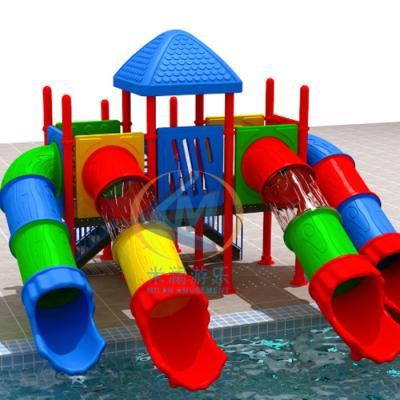 China Custom LLDPE Plastic Kiddie Pool Slide - Outdoor Water Playground Equipment with Optional Pool | 9506999000 HS Code for sale