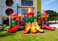 China Commercial Outdoor Playground Equipment 7x6.5m with LLDPE Slide & Galvanized Steel Structure for Land/Water Use for sale