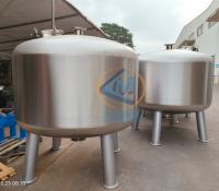 China SUS304 Stainless Steel Swimming Pool Sand Filter 1200mm-2000mm Dia with 6-Way Backwash Valve for sale