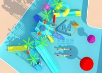 China Ocean Theme Water Park Playground Design 35x25m with Water Slides and Interactive Features for Amusement Parks for sale