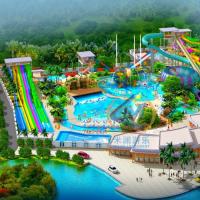 China Custom Fiberglass Water Park Design for Commercial Public Parks - 20-90cm Pool Depths & 10-Day Planning for sale