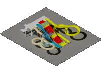 China Custom Height Water Park Slide Design with 0.9m Pool Depth and Symmetrical Layout for Commercial Use for sale
