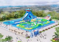 China Custom Inflatable Park Equipment 100x60m PVC Water Games with 1-Year Warranty for Outdoor Entertainment for sale