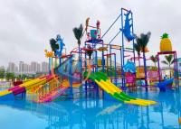China Ocean Theme Commercial Water Park Playground 26x20m with 0.4-0.6m Pool Depth for Outdoor Family Entertainment for sale