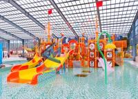China Fiberglass Pirate Ship Water Playground 18x8m Hot Dipped Galvanized Steel for Family for sale
