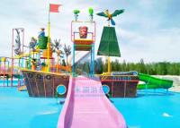 China Fiberglass Pirate Ship Water Playground 18x8m Hot Dipped Galvanized Steel for Family for sale