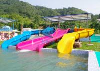 China Fiberglass Water Slide for Kids Water Park Playground 7-15m Height 300kg Capacity for sale