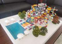 China 12M Height Water Park Slide with 8-10mm Fiberglass Surface for Adults and Teenagers for sale