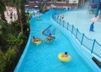 China Commercial Lazy River Water Park System 3-4m Width 90cm Depth with 30kW Pump for Outdoor Installation for sale