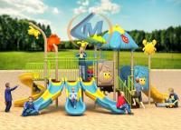China Commercial Outdoor Play Structure 8x6.5m with 30 Child Capacity - LLDPE Slide & Galvanized Steel Frame for sale