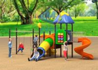 China Commercial Outdoor Play Structure 8x6.5m with 30 Child Capacity - LLDPE Slide & Galvanized Steel Frame for sale