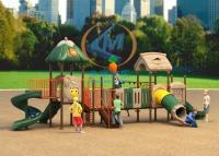 China Commercial Outdoor Play Structure 8x6.5m with 30 Child Capacity - LLDPE Slide & Galvanized Steel Frame for sale