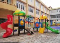 China Land Park Outdoor Playground Equipment 750cm x 550cm with 30 Child Capacity for Commercial & Private Use for sale