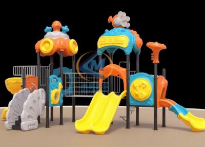 China Professional Outdoor Playground Equipment 650cm x 550cm with LLDPE Slide & Galvanized Steel Structure for sale