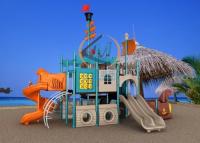 China 1300x760cm Outdoor Playground Equipment with Anti-Slip Platforms and 114mm Steel Columns for sale