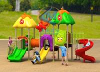 China 1300x760cm Outdoor Playground Equipment with Anti-Slip Platforms and 114mm Steel Columns for sale