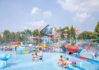 China Commercial Indoor Water Park Playground 45x35m with 200 Person Capacity - FRP Slides & Galvanized Steel Structure for sale