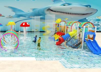 China MILAN Kids Water Park Design with 30cm Pool Depth & Custom Layout for Commercial & Backyard Installation for sale