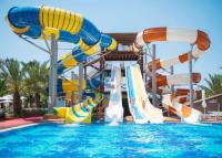 China Customizable FRP Water Park Slide 5M 7M 9M Height Fiberglass Rainbow Slide for sale