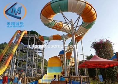 China Commercial Outdoor Boomerango Water Slide 17m Height 10-12mm FRP for Water Parks for sale