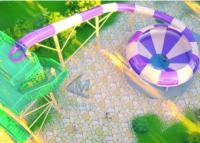 China 12.5M FRP Water Bowl Slide 300kg Capacity for Water Parks Durable Fiberglass for sale