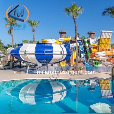 China 12.5M FRP Water Bowl Slide 300kg Capacity for Water Parks Durable Fiberglass for sale