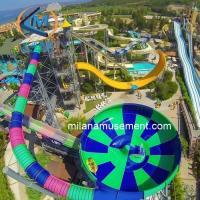 China 12.5M FRP Water Bowl Slide 300kg Capacity for Water Parks Durable Fiberglass for sale