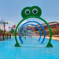 China FRP Fiberglass Arch Water Spray Splash Pad for Kids Playground Water Park for sale