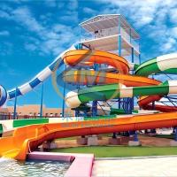 China Thrilling Water Slide Durable Rainbow Water Slide For Commercial for sale