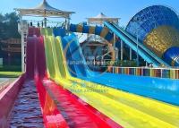 China Rainbow Multiple High Speed Racer Water Slide For Outdoors for sale