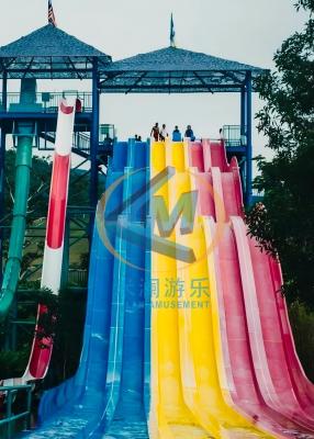 China Customized Fiberglass Water Racer Slide 15m Height for Adults and Teenagers for sale