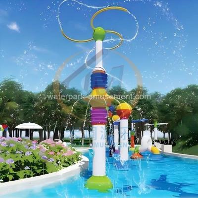 China FRP Steel Water Spray Splash Pad for Kids Swimming Pool Play Equipment for sale