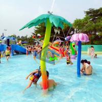 China Fiberglass Water Cannon Splash Pad 4 Heads Clown Design for Water Park Play Area for sale