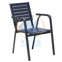China Aluminum Frame Plywood Outdoor Leisure Chair 55cm Seat Width 4kg for Backyard for sale