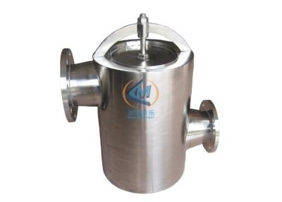 China Stainless Steel 304 Hair Interceptor for Swimming Pool DN80 DN100 Flange Connection for sale