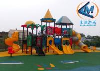 China Commercial Kindergarten Outdoor Playground Slide LLDPE Plastic 750x250x300cm for sale