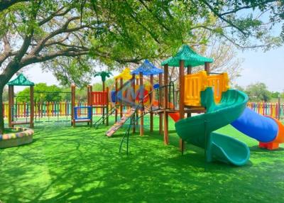 China Commercial Kindergarten Outdoor Playground Slide LLDPE Plastic 750x250x300cm for sale
