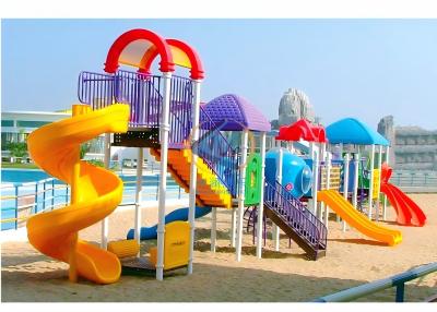 China Non Power Outdoor Playground Park Slide Combination Equipment 1100x400x460cm LLDPE for sale
