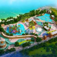 China Colorful Water Park Design Plan With Water Slide And Pool for sale