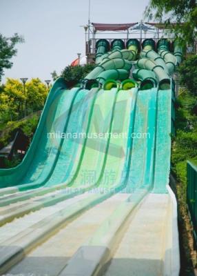 China Over 15m Water Racer Slide Open Straight Fiberglass Water Slide for Adults and Teenagers for sale