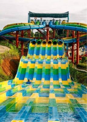 China FRP Water Rainbow Slide 12m Platform Height for Adults and Teenagers 1 Rider for sale