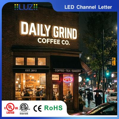 China Energy - Saving / 3D Aluminum Frontlit Channel Letters For Retail Store for sale