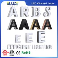 China Energy - Saving / 3D Aluminum Frontlit Channel Letters For Retail Store for sale